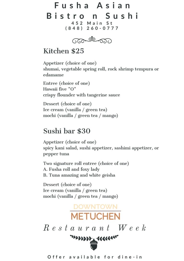 Fusha – Downtown Metuchen